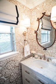 HOUSE of HARPER reveals her Powder Room decor HOUSE of HARPER